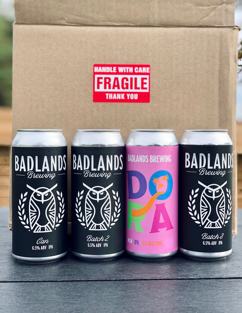 ONLINE SHIPPING - DELIVERY ONLY – Badlands Brewing Company